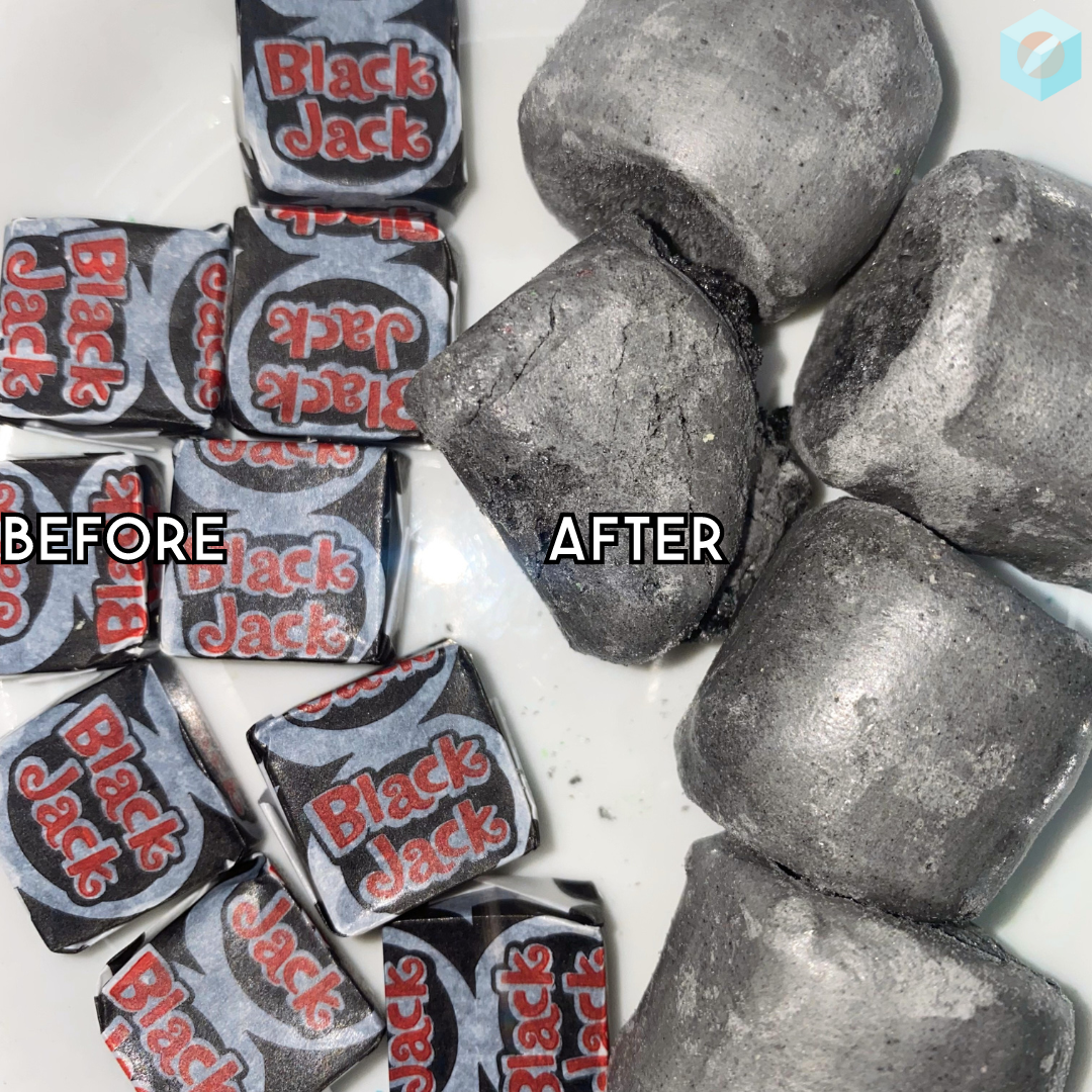 Black Jack Chews x10 Freeze Dried Sweets Vegetarian Halal Sweet Mouthful Mixes