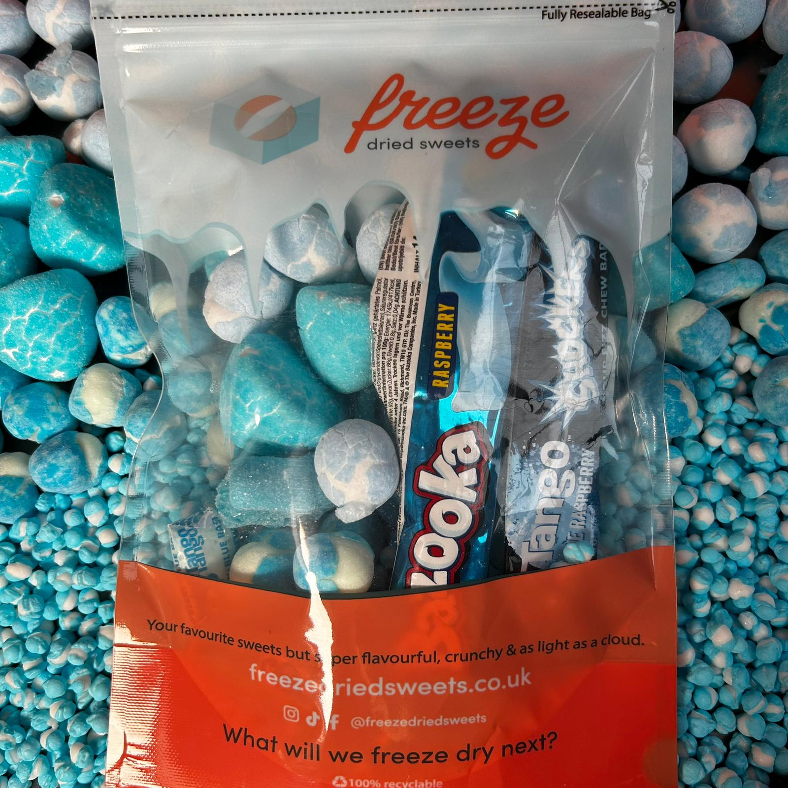 Blue Mix Approximately 125g - Freeze Dried Sweets– Sweet Mouthful Mixes
