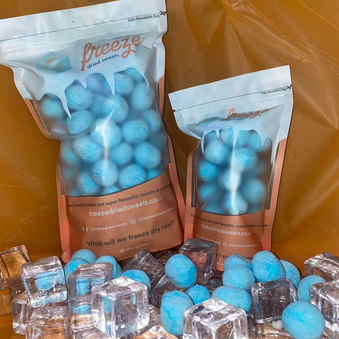 Bon Bons Blue Raspberry 50g - Freeze Dried Sweets - Vegetarian & Halal ...